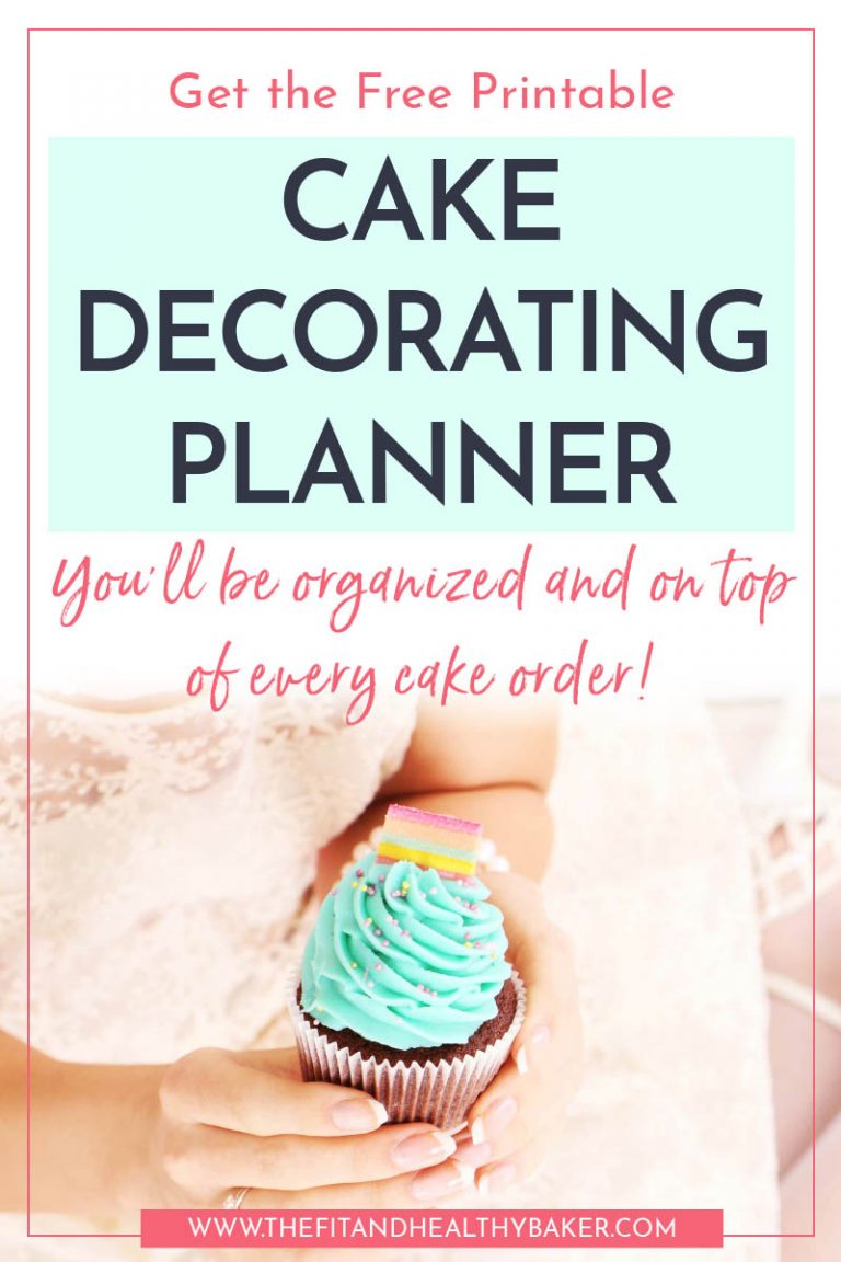 Cake Decorating Planner Opt-In - The Fit and Healthy Baker